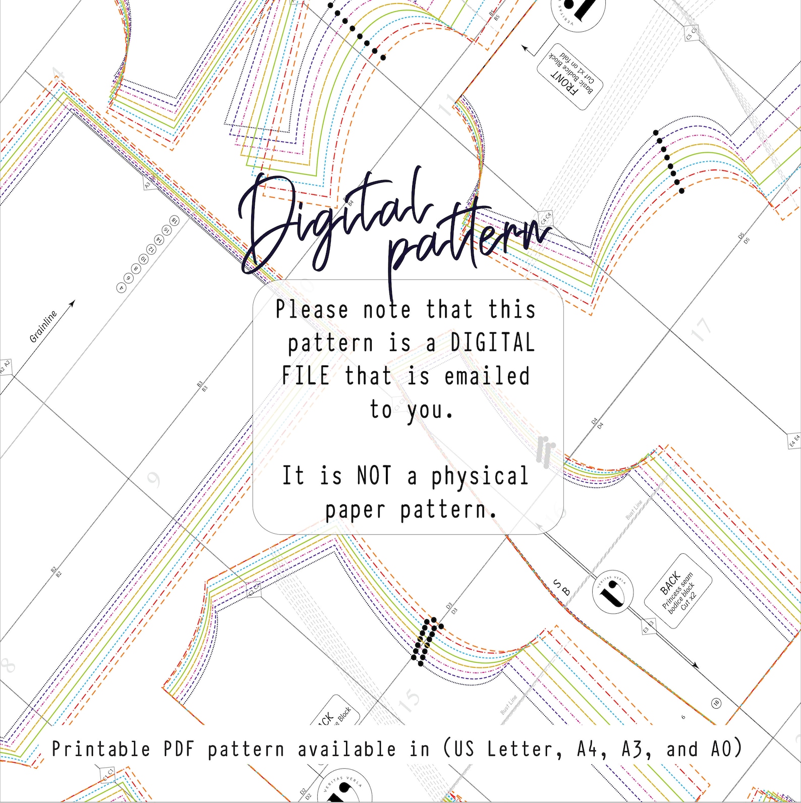 BASIC BODICE Block Sewing Pattern, Women's Bodice Block/torso & Sleeve ...