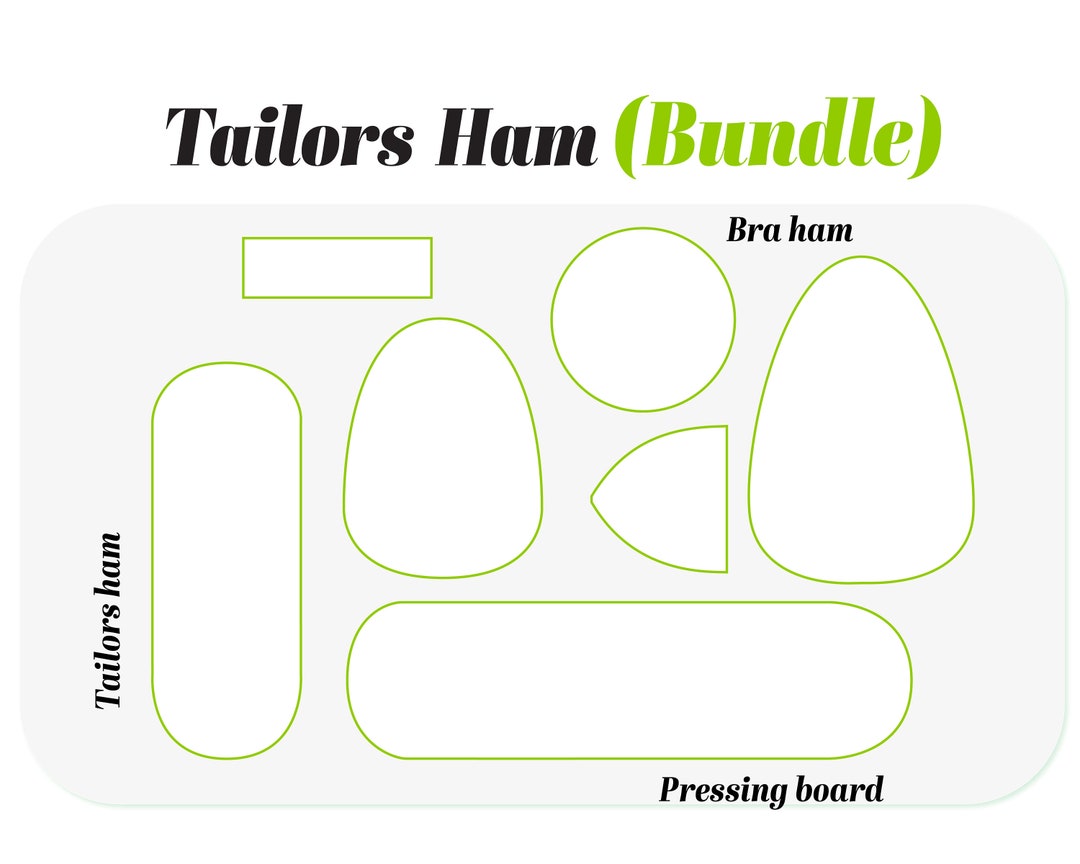TAILORS HAM Pattern Pack,ham Set PDF Pattern for Ironing and Sewing ...
