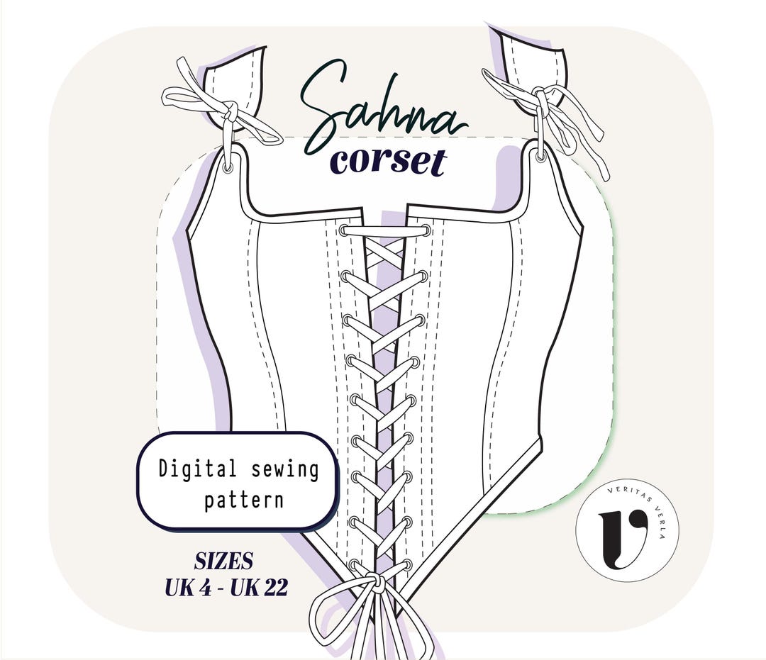 BUSTIER PATTERN, Corset Top Sewing Pattern, Bustier Digital Sewing Pdf ...