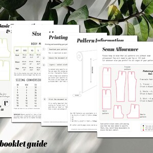 TROUSER PATTERN High Waist Pants Sloper Skirt Pdf Pattern Basic Block ...