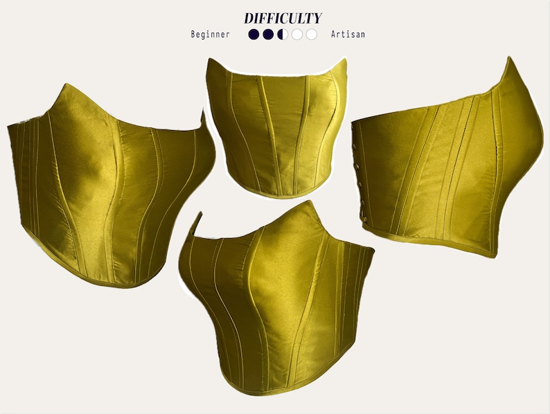 Strapless Corset Bustier Top, Ladies Printable Pdf Digital Sewing ...