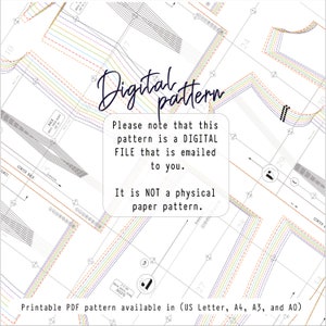 BASIC BODICE Torso (dress) Sewing Pattern, Women's Bodice Block/torso ...