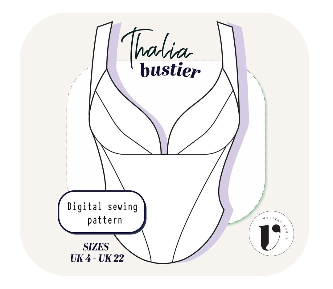 BRIDAL BUST Cup Corset Sewing Pattern Pdf – DIY Lingerie, Prom, Costume ...