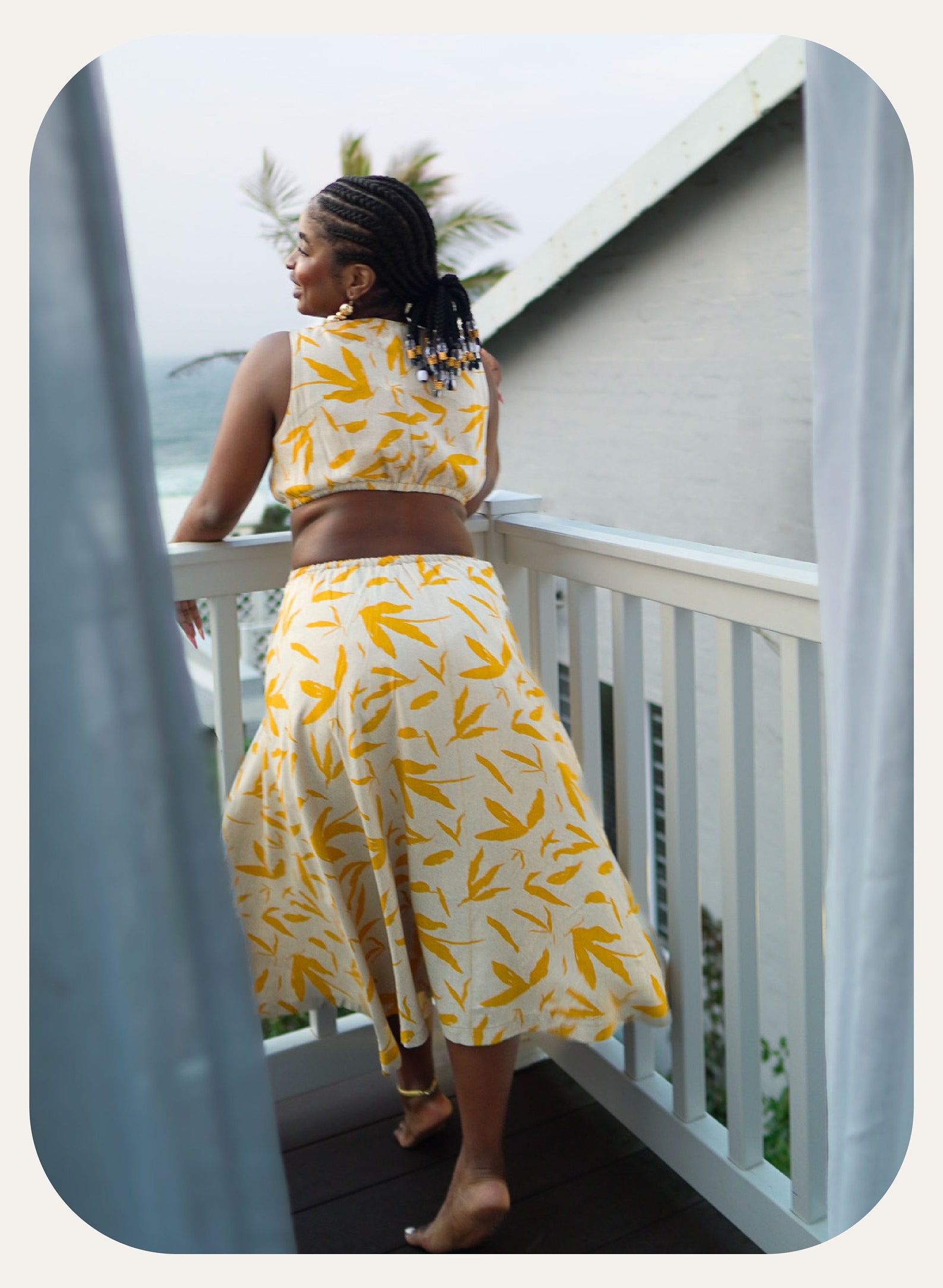 Keyhole V-neck Dress Sewing Pattern With Gathered Skirt, Ring Cutout ...