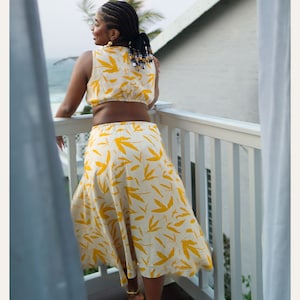 Keyhole V-neck Dress Sewing Pattern With Gathered Skirt, Ring Cutout ...