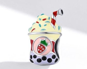 Bubble Tea Pandora Charms - Etsy