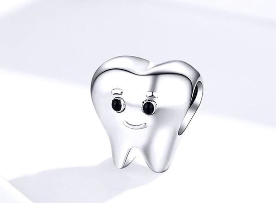 Charms for Pandora Bracelet Smiling Tooth Charm 925 Sterling | Etsy