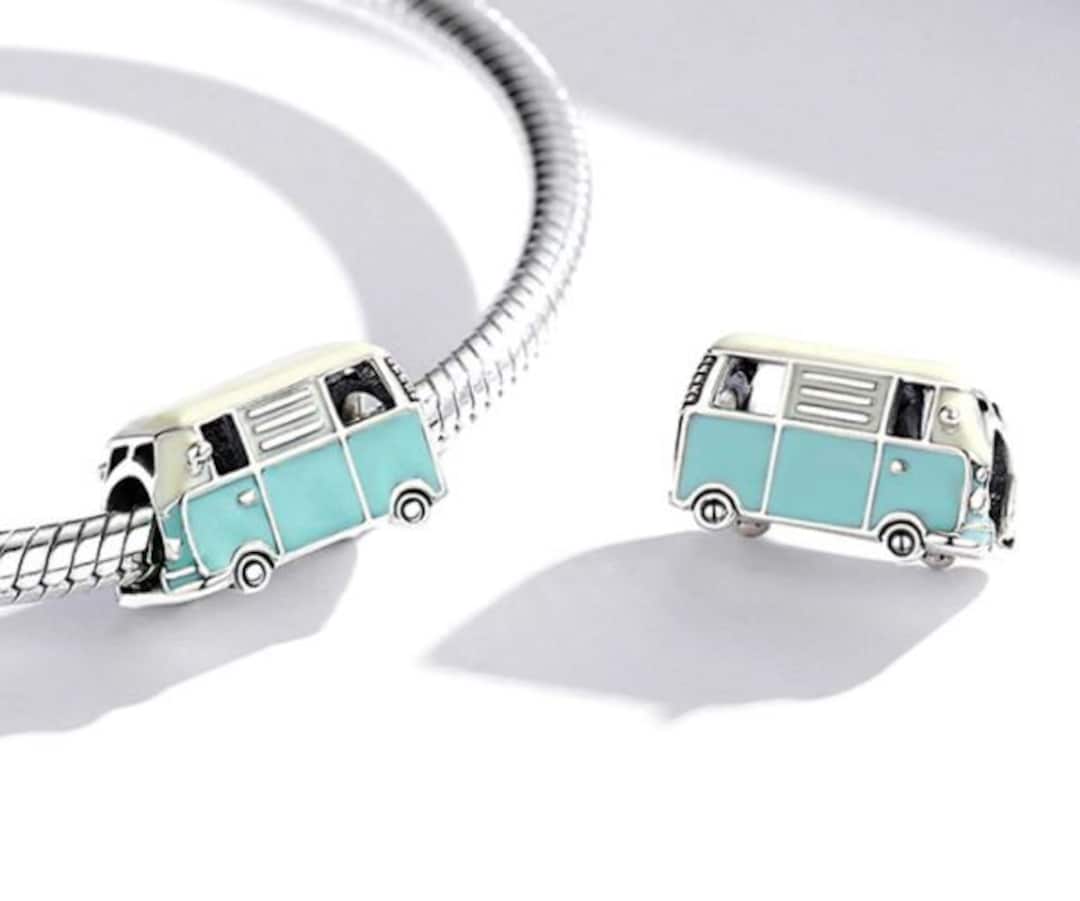 Charms for Pandora Bracelet, Retro Mini Van Charm, Mini Bus Charm, 925 ...