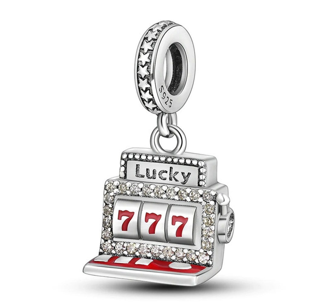 Charms for Pandora Bracelet, Lottery Charm, Slot Machine, 777, 925 ...