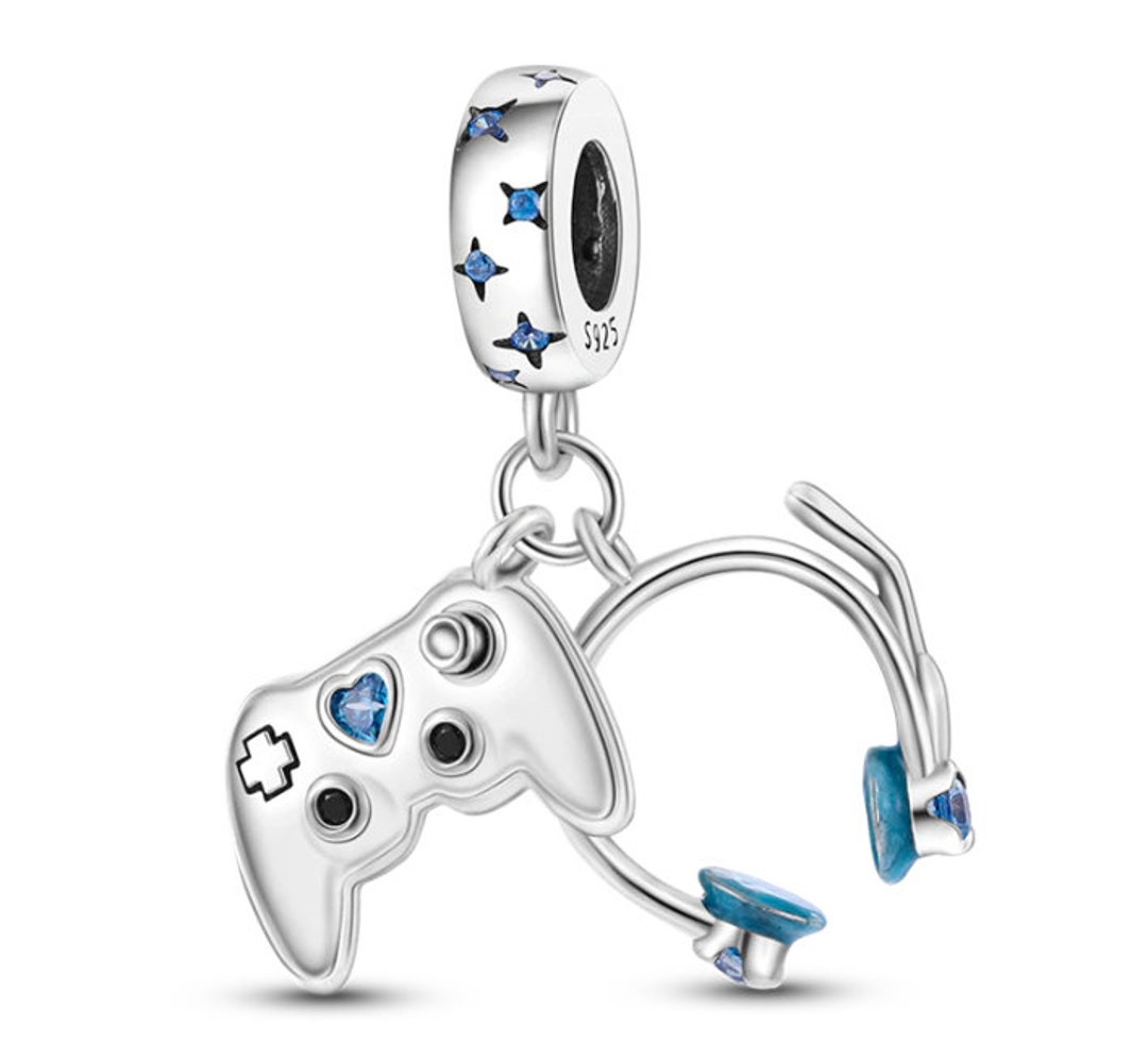 Charms for Pandora Bracelet, Gamer Charm, Game Time, 925 Sterling ...
