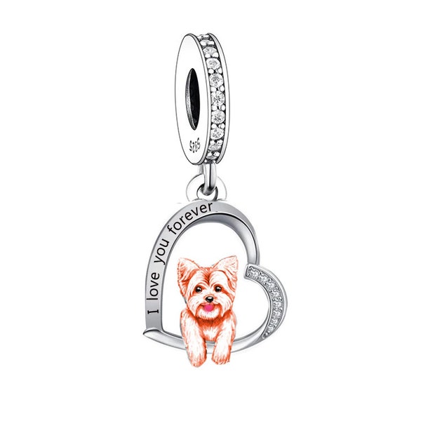Yorkie Pandora Charms - Etsy