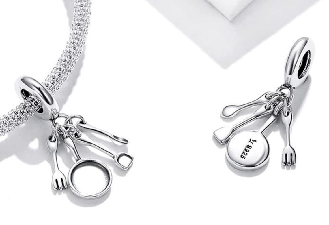 Charms for Pandora Bracelet Kitchen Utensils Charm Chef - Etsy