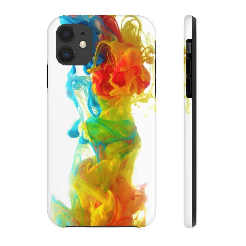 Color Ink Burst Phone Case / Multi Color Phone Case / Rainbow | Etsy