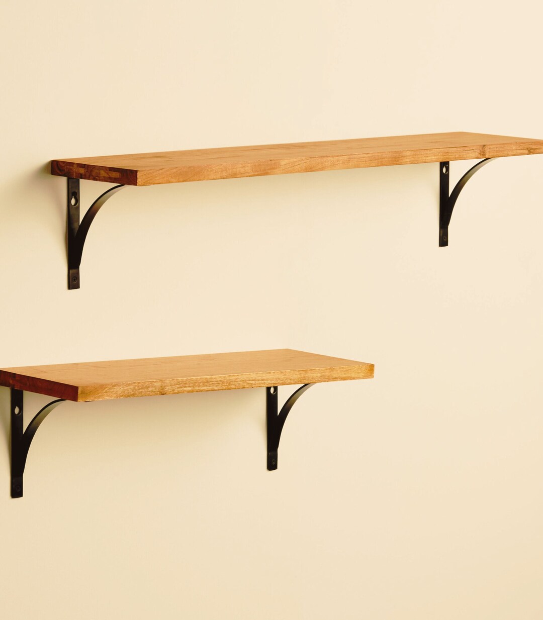 Acacia Wood Mix & Match Wall Shelf - Etsy