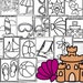 Beach Coloring Pages Booklet, Ocean, Summer, Vacation, Sandcastle, Sun ...