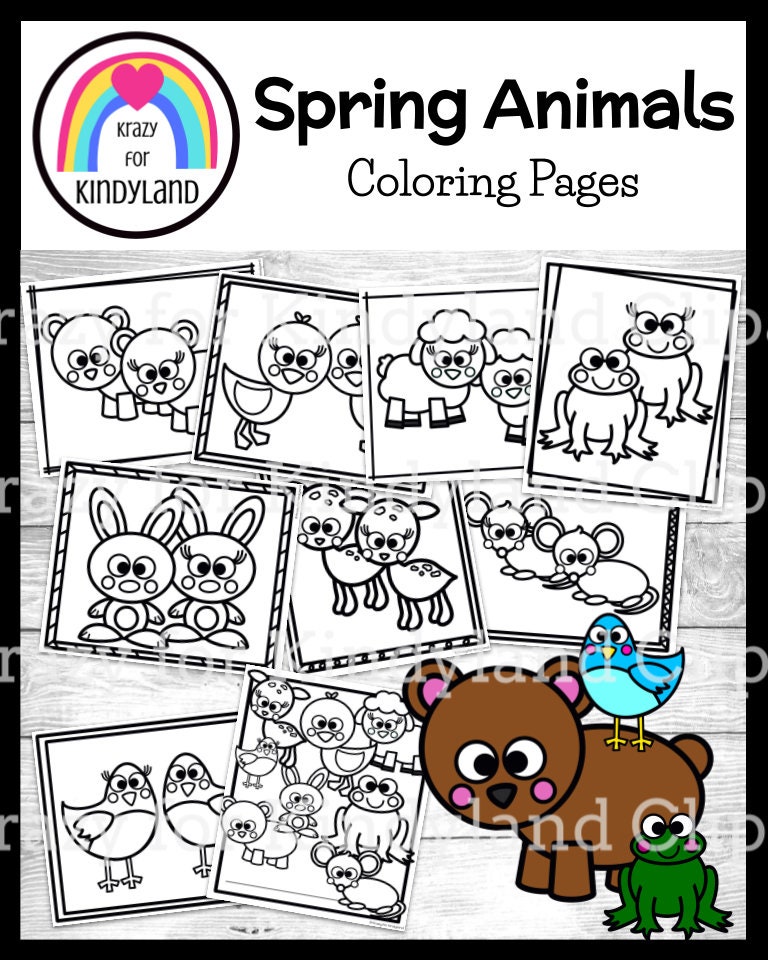 March Printable Coloring Pages Bundle: Saint Patrick's, Spring Weather ...