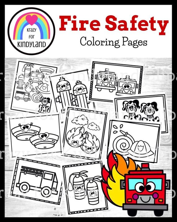 Fire Safety Week Coloring Pages