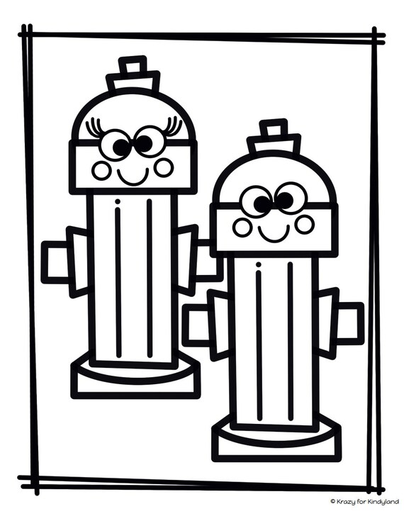 Fire Safety Month Coloring Pages