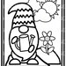 Gnomes Coloring Pages Booklet, Spring, Easter, March, April, Kids ...
