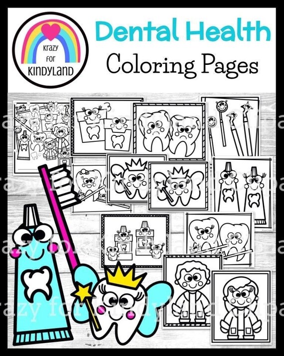 Dental Floss Coloring Pages