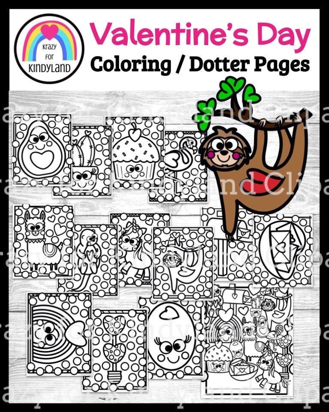 Valentine's Day Coloring, Dotter Page, Kids Coloring Pages, Coloring ...