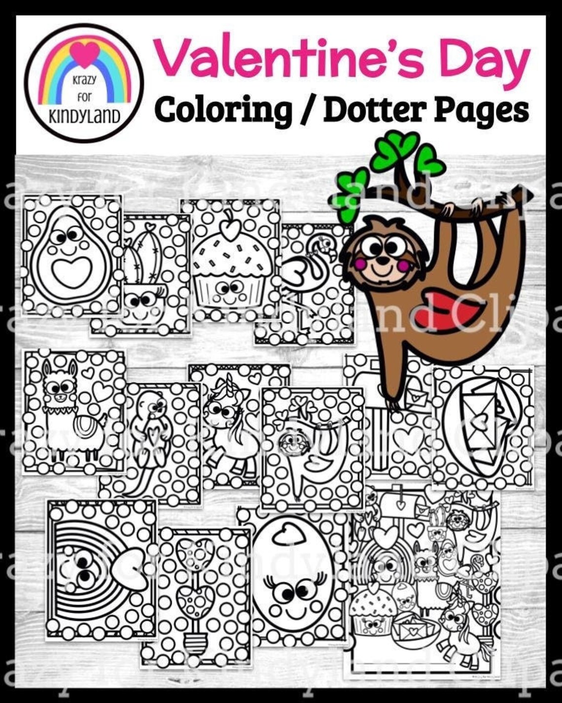 Valentine's Day Coloring, Dotter Page, Kids Coloring Pages, Coloring ...