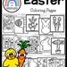 April Printable Coloring Pages: Easter, Earth Day, Life Cycles, Plants ...
