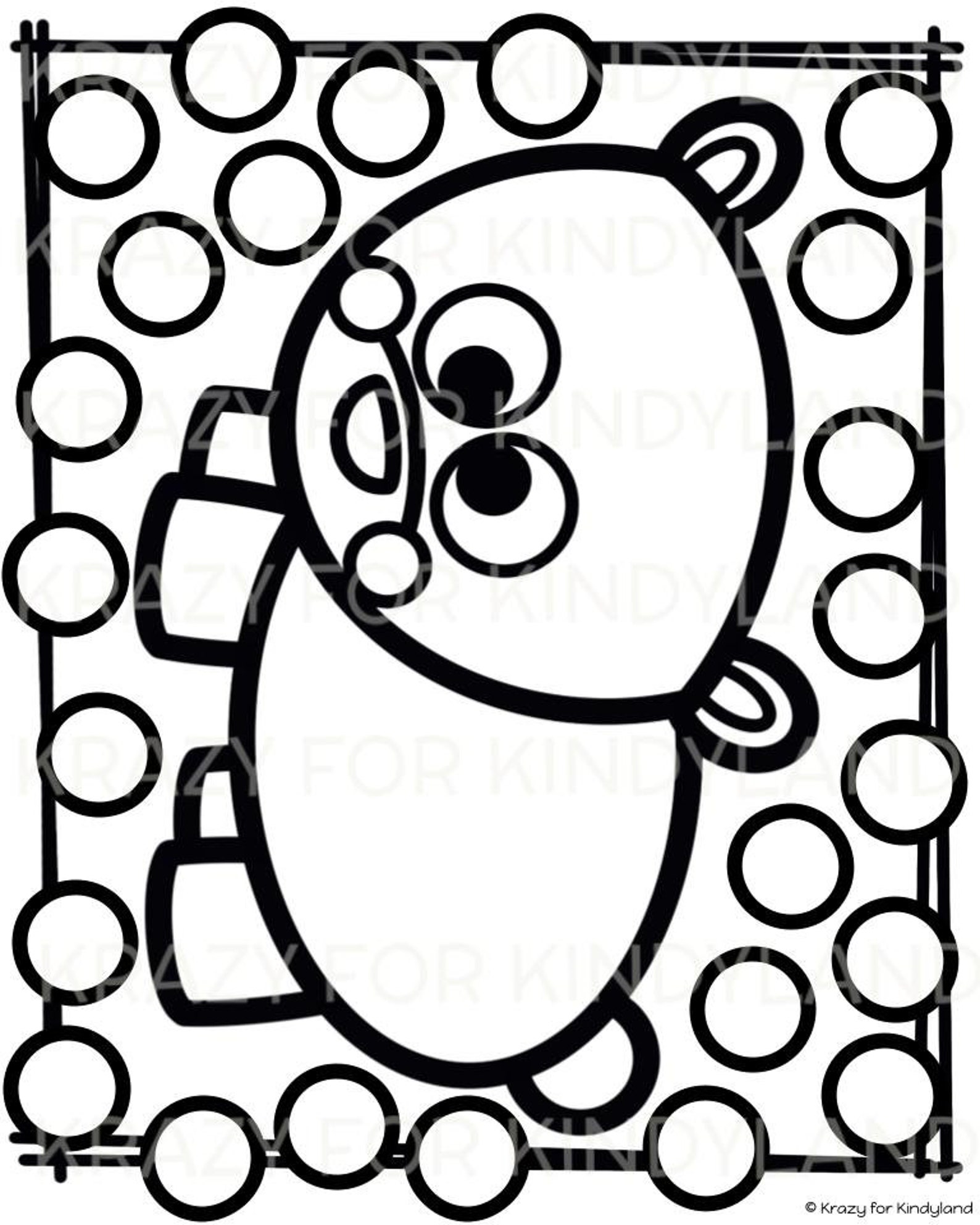 Arctic Animals Coloring & Dotter Pages Booklet, Polar Bear, Penguin ...