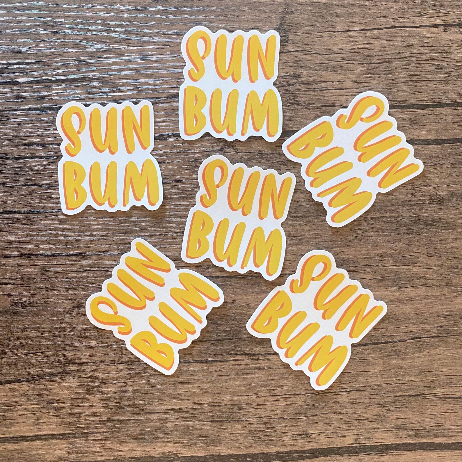 Sun Bum Sticker Matte Finish Summer Sticker CLEARANCE | Etsy