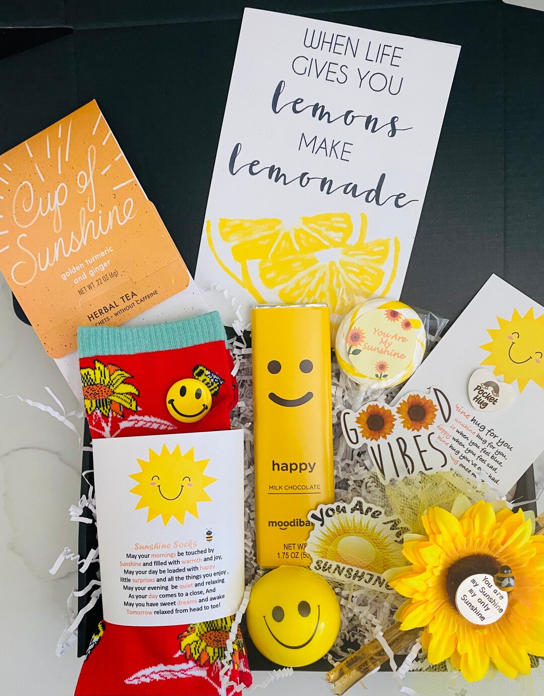 When Life Gives You Lemons Make Lemonade Gift Box/ Sunshine Gift Box ...