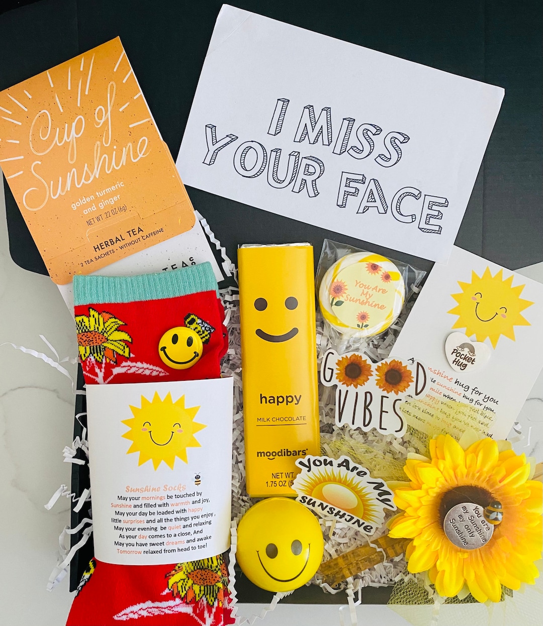 I Miss You Sunshine Gift Box - Etsy