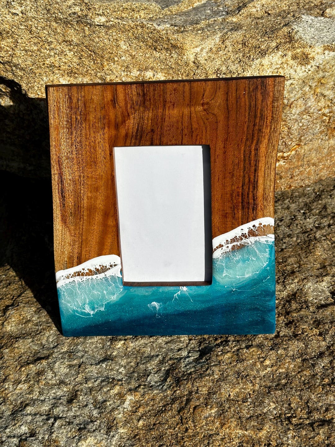 Ocean Resin Frame, Ocean Waves Picture Frame, Beach Photo Frame ...
