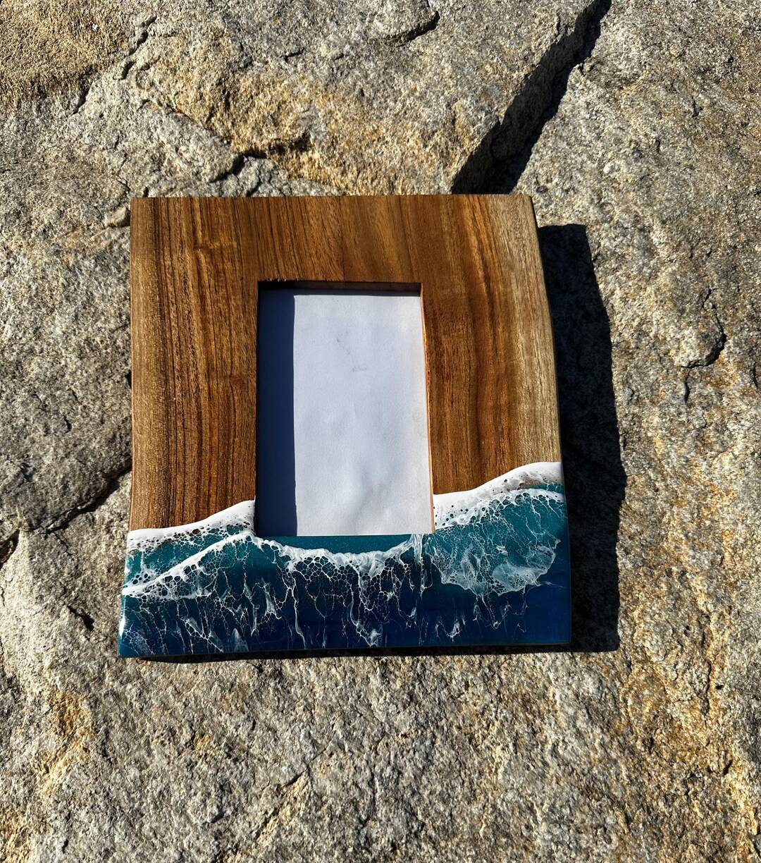Ocean Resin Frame, Ocean Waves Picture Frame, Beach Photo Frame ...