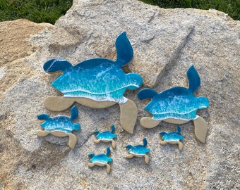 Resin Sea Turtles | Etsy