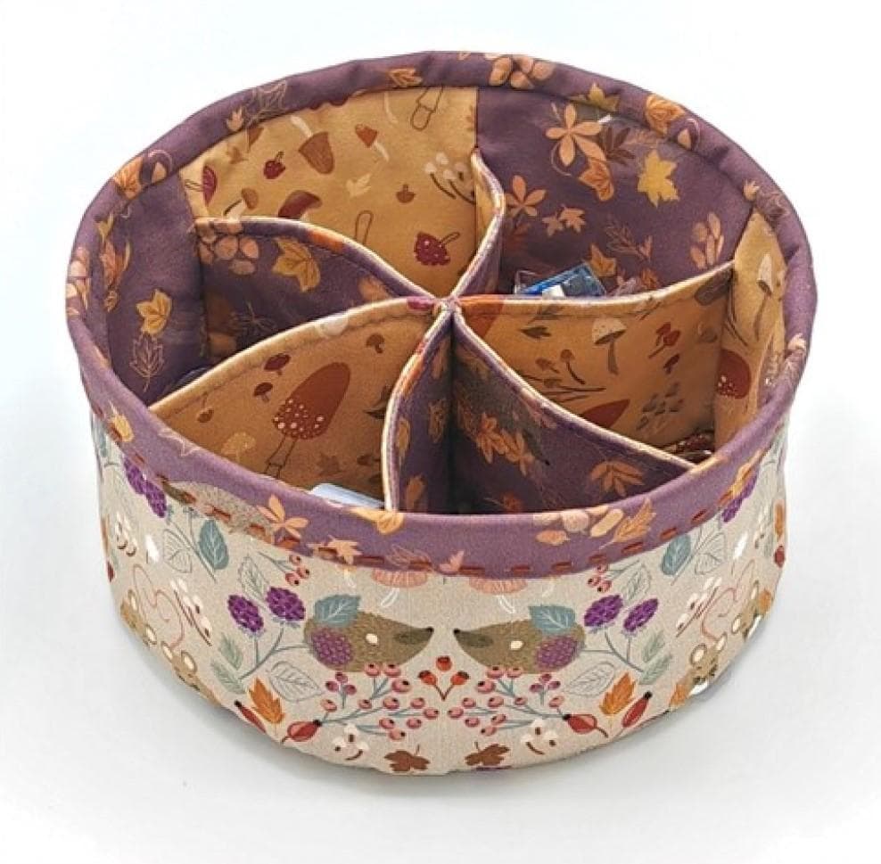 Round Organiser Basket PDF Pattern, Sewing Project, Sewing Pattern ...