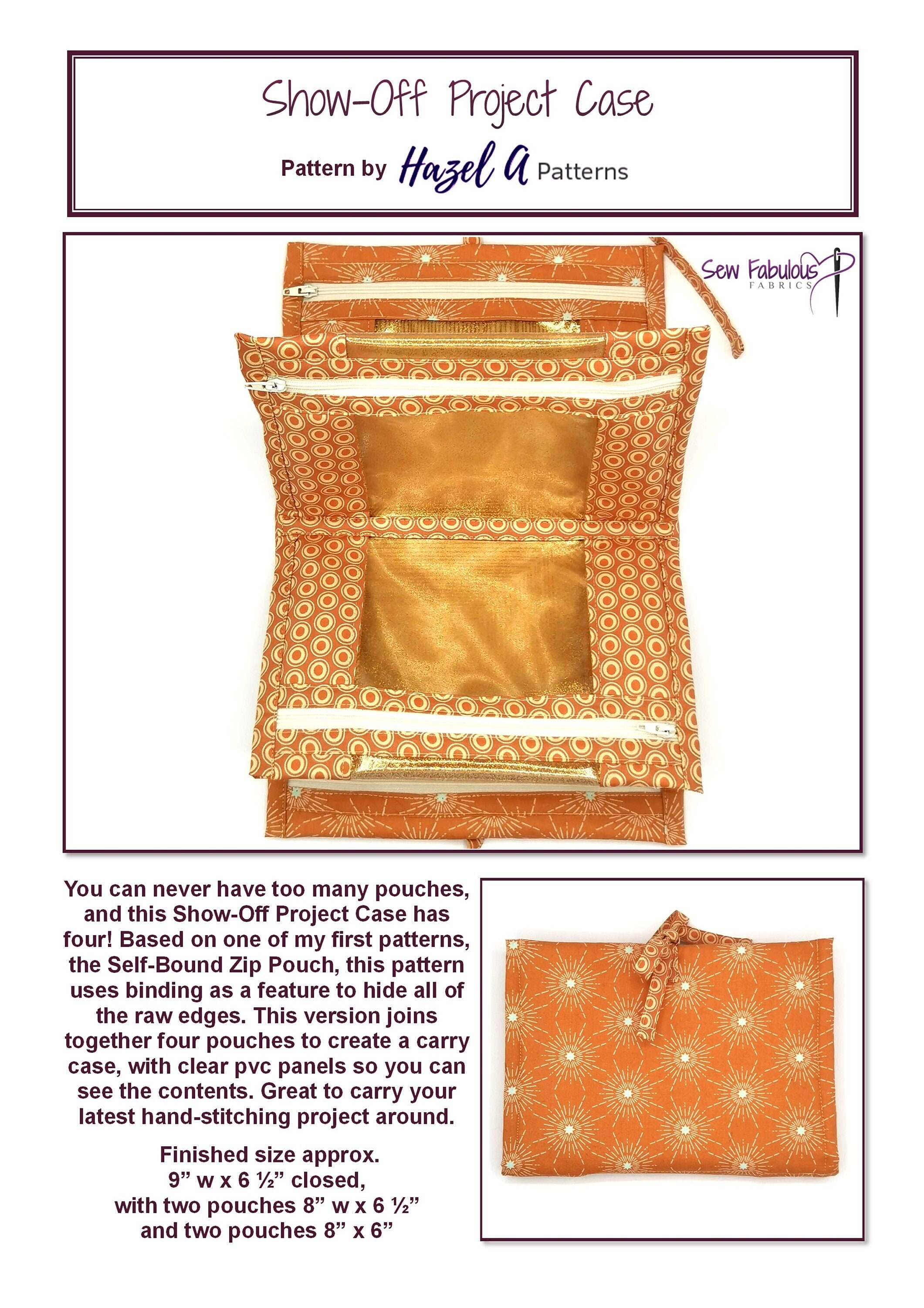 Show-off Project Case PDF, PDF Pattern, Sewing Pattern, PDF Project ...