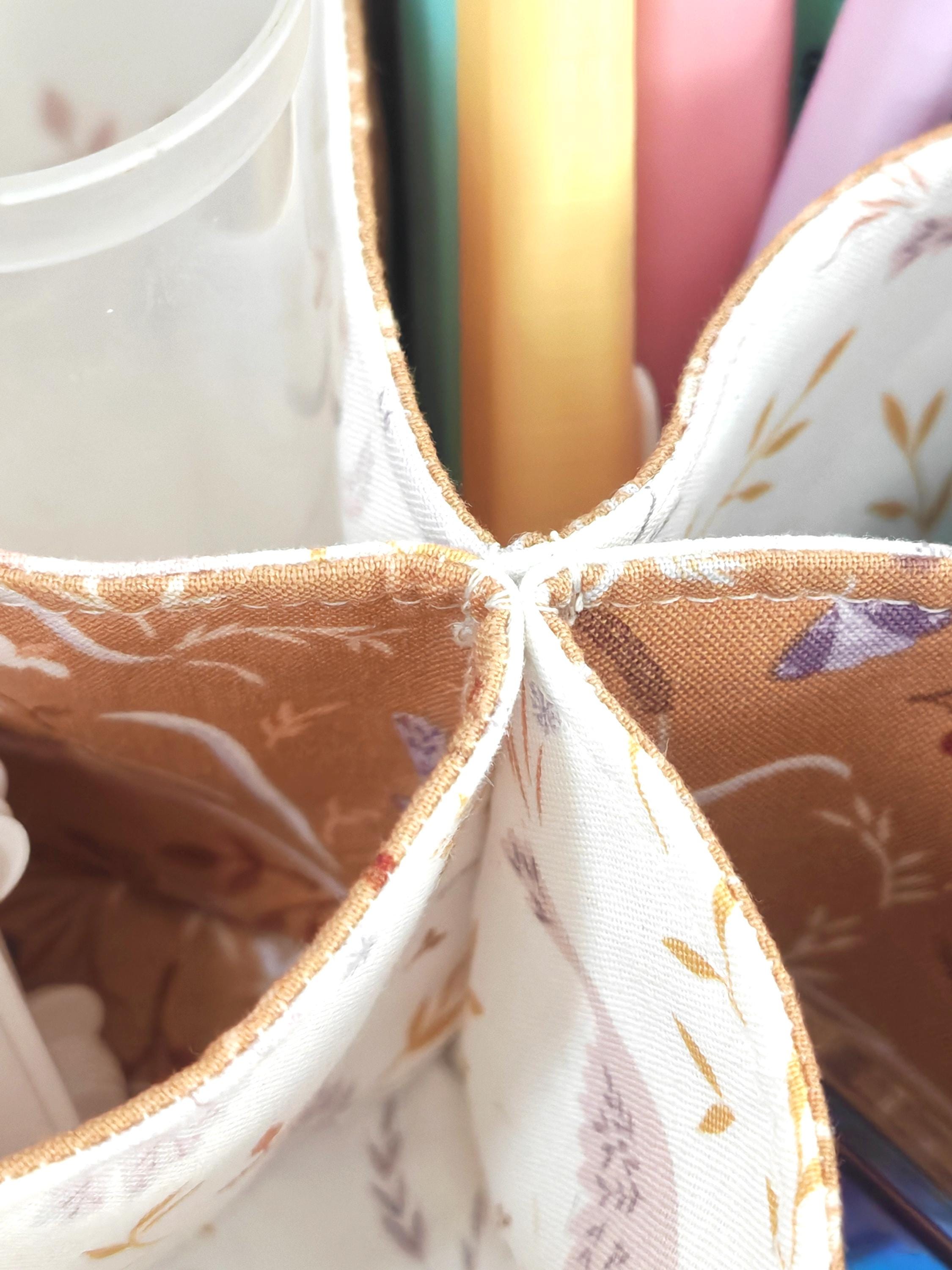 Round Organiser Basket PDF Pattern, Sewing Project, Sewing Pattern ...