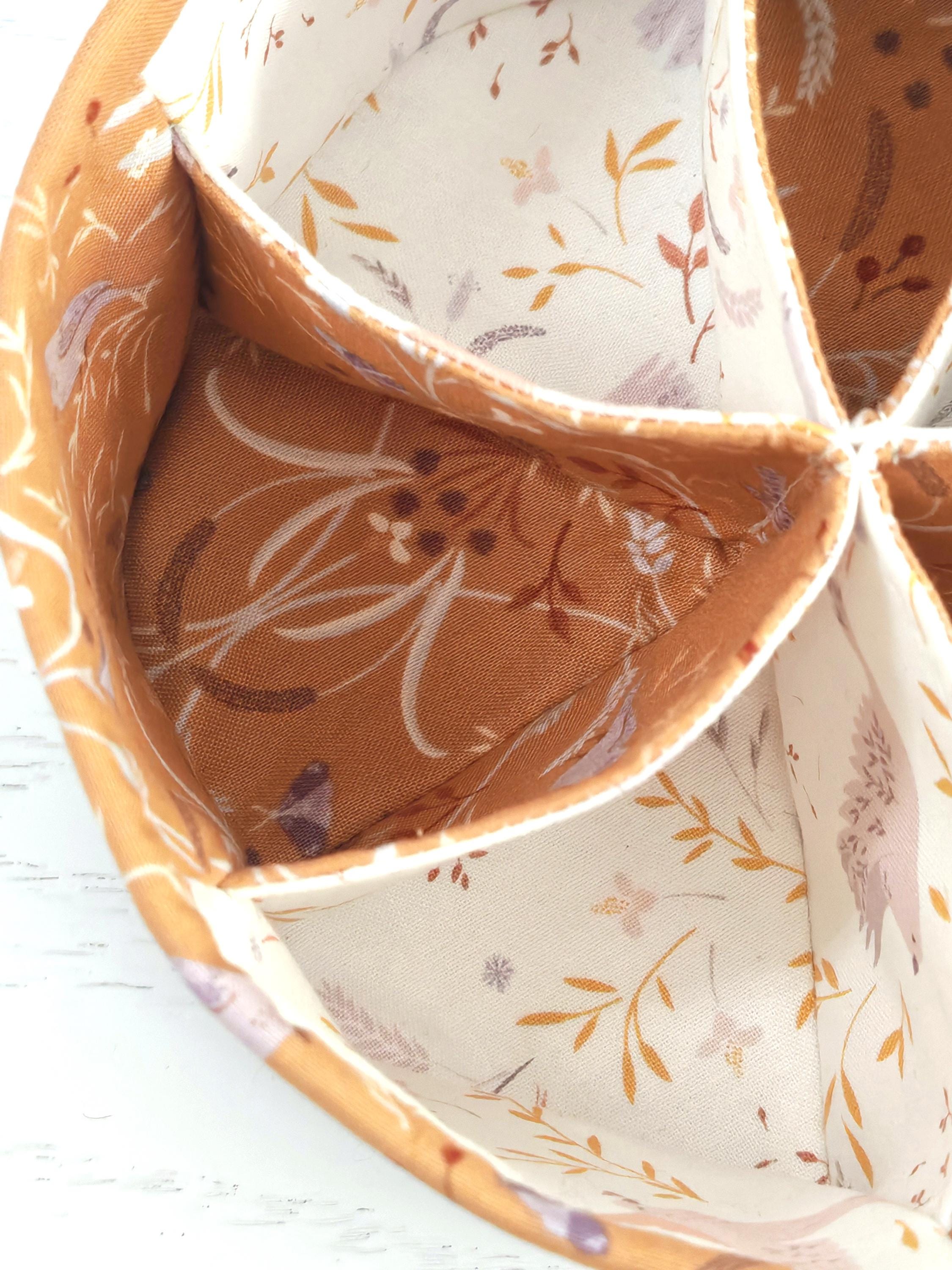 Round Organiser Basket PDF Pattern, Sewing Project, Sewing Pattern ...