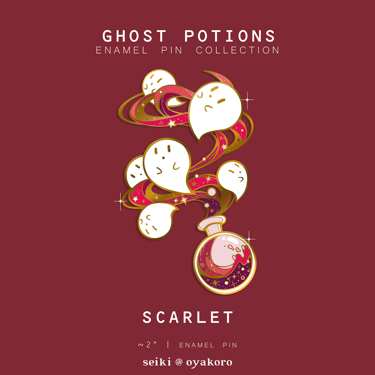 Ghost Potion Pins - Etsy