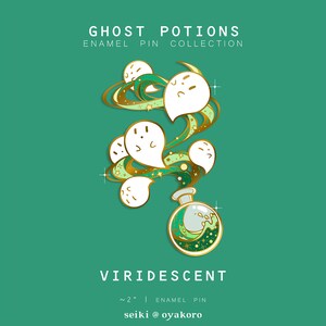 Ghost Potion Pins - Etsy