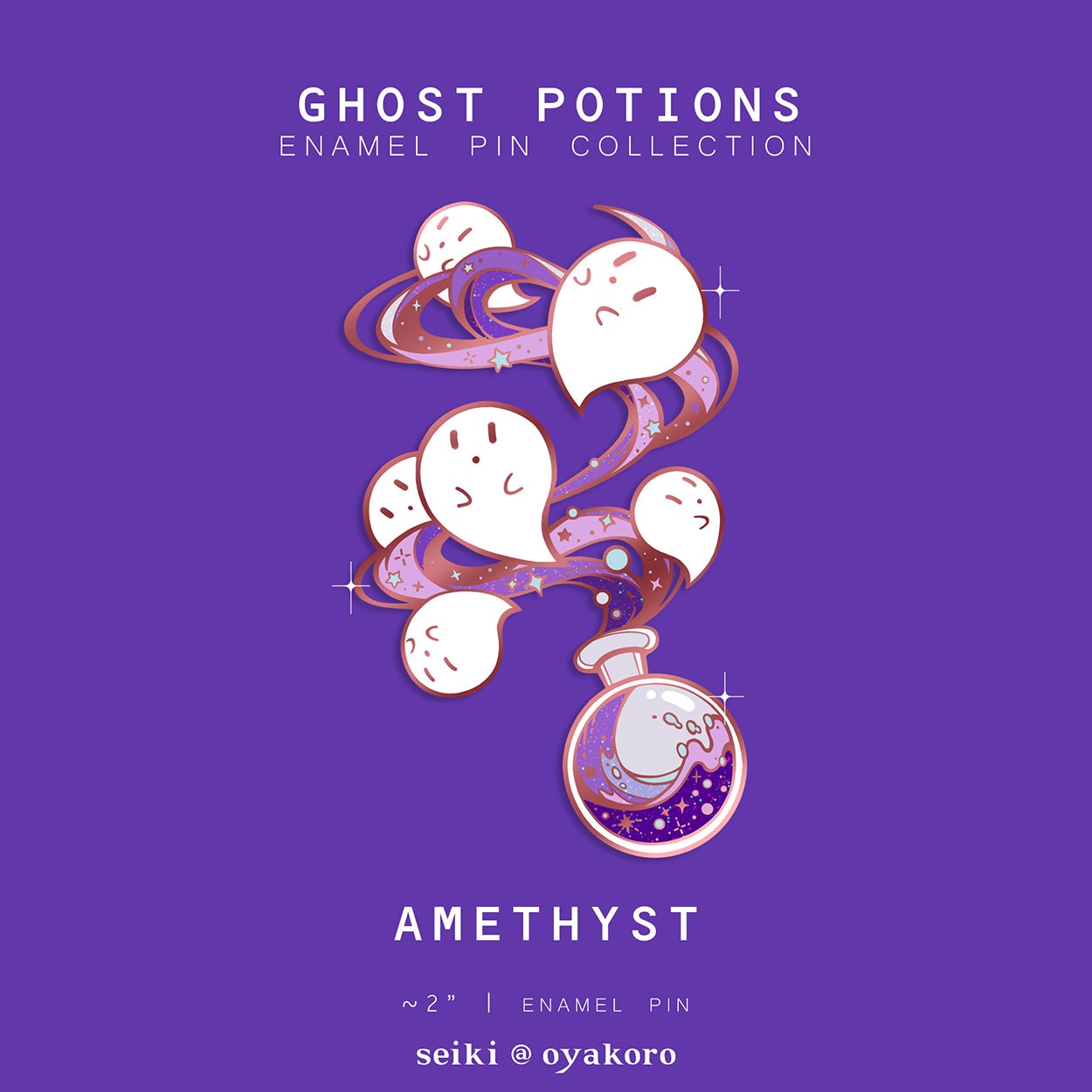 Ghost Potion Pins - Etsy