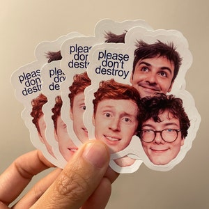 Please Don't Destroy Stickers (2x per Order) - Etsy