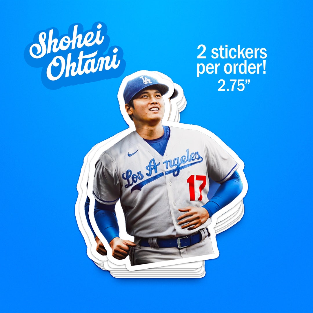 Shohei Ohtani Stickers / 2 per Order! 2.75" / MLB Dodgers Los Angeles ...