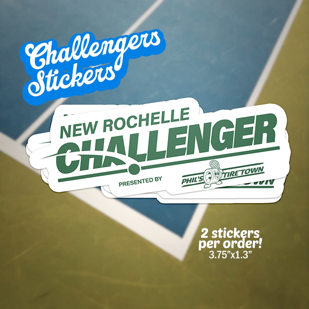 New Rochelle Challenger Stickers / 2 per Order! 3.75" / Challengers ...