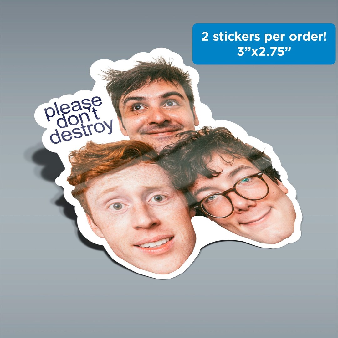 Please Don't Destroy Stickers (2x per Order) - Etsy