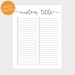 Digital Download Custom Title List / Printable Check List / Instant ...