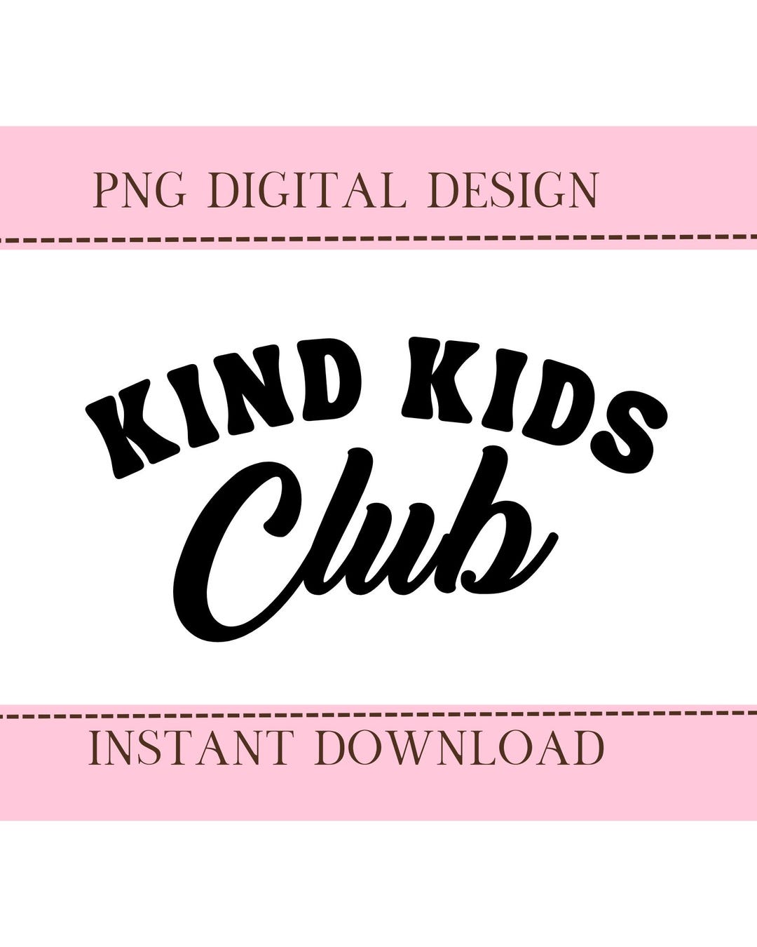 Kind Kids Club, Pink Shirt Day Design - Etsy