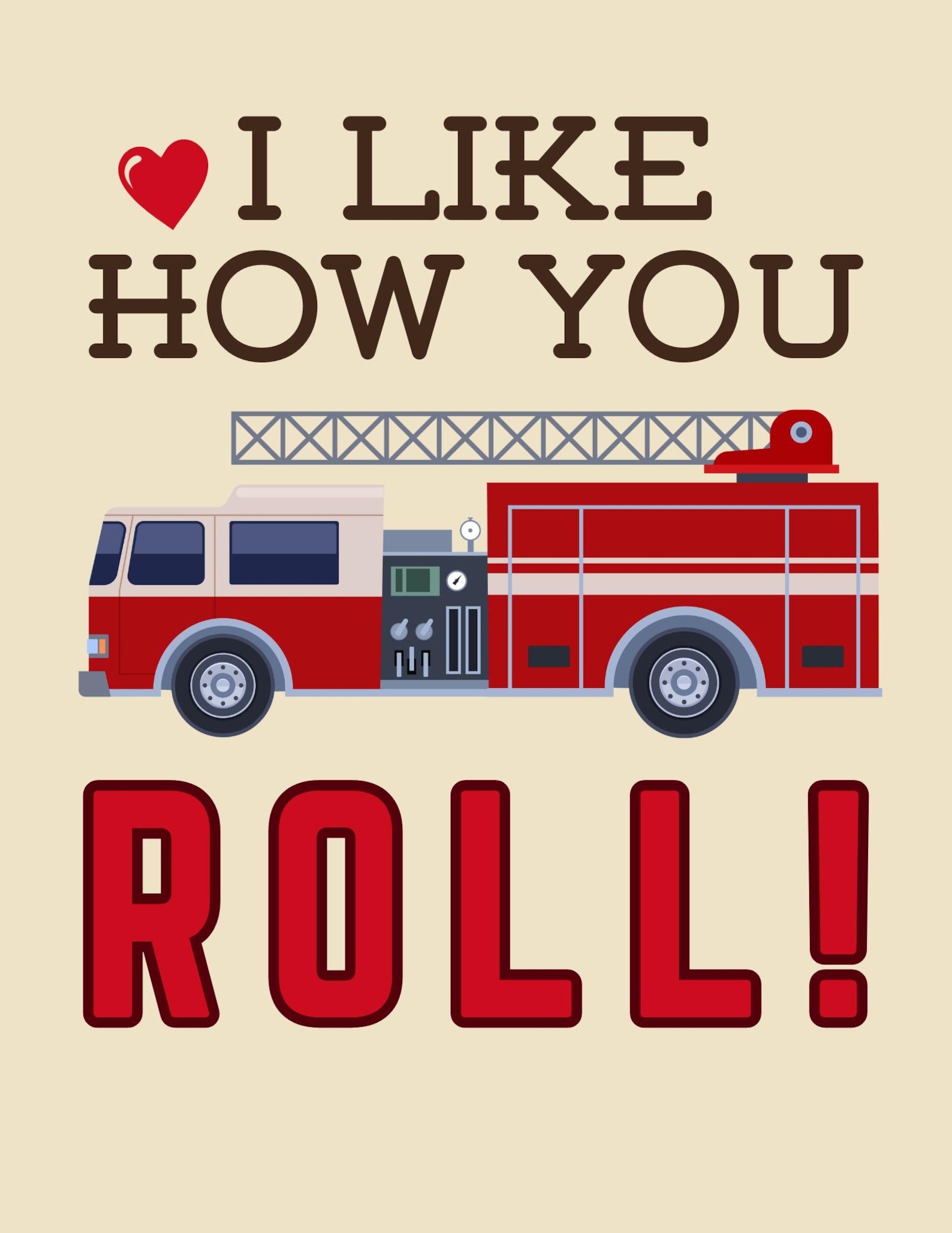 Firefighter / Firetruck Valentines Cards - Etsy