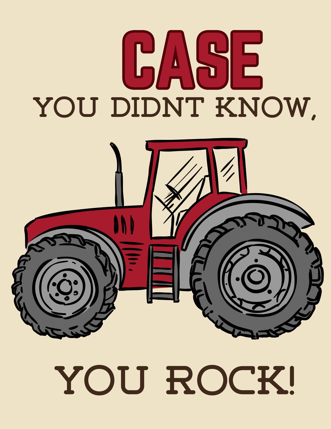 Farm Tractor Valentines Cards - Etsy