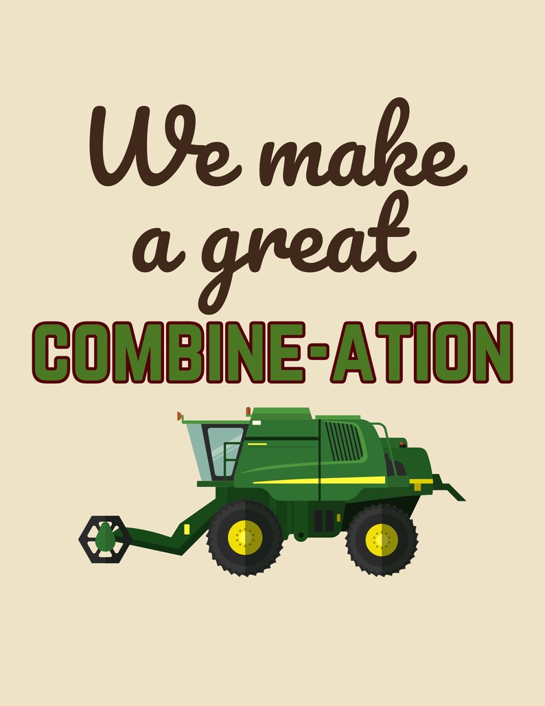 Farm Tractor Valentines Cards - Etsy